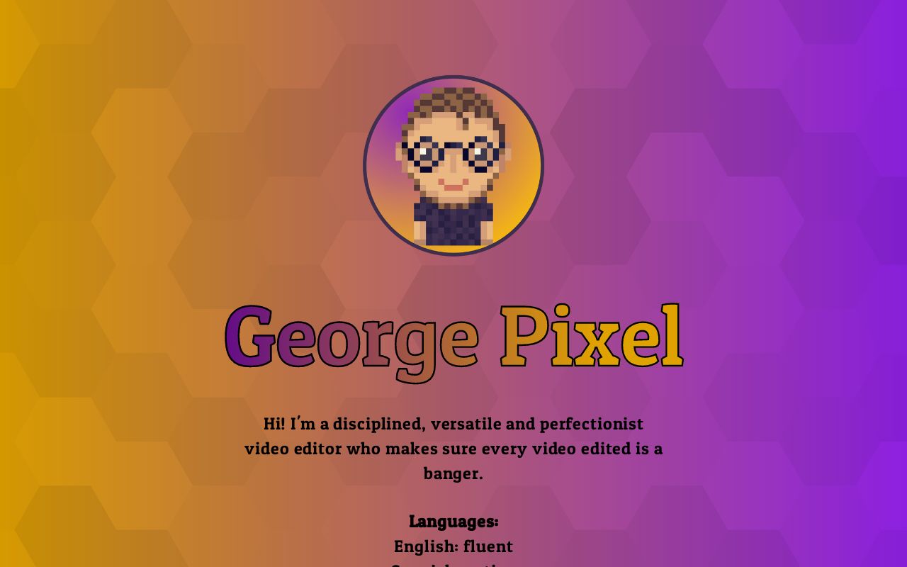 George Pixel's Portfolio